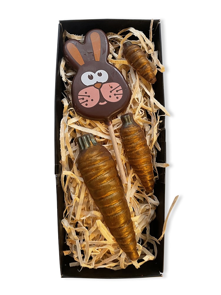 Rabbit and Carrots - Gift Box - Milk Chocolate – Artisanale Chocolate